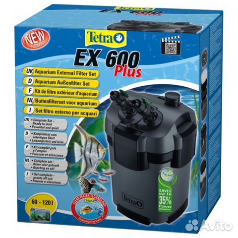 Внешний фильтр Tetra Tetratec EX600 plus