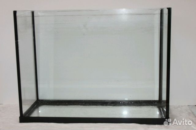 Аквариум без крышки 50л бу