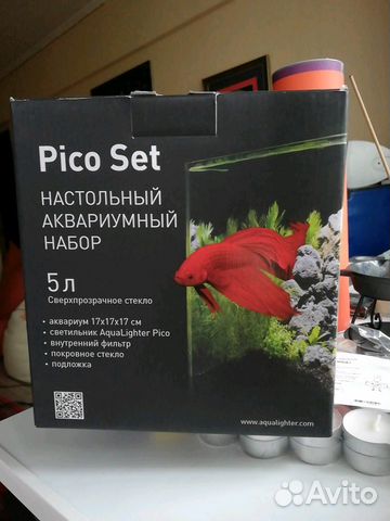 Аквариум настольный Pico Set 5л, набор