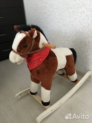 Музыкальная лошадь- качалка