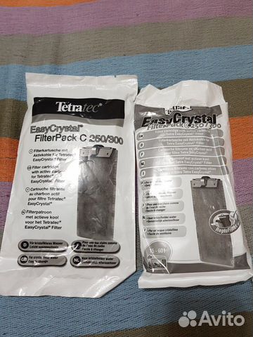 Новые картриджи для фильтра Tetra EasyCrystal Filt