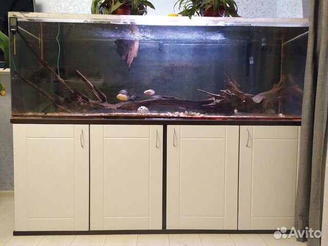 Аквариум 650л (органика) с тумбой